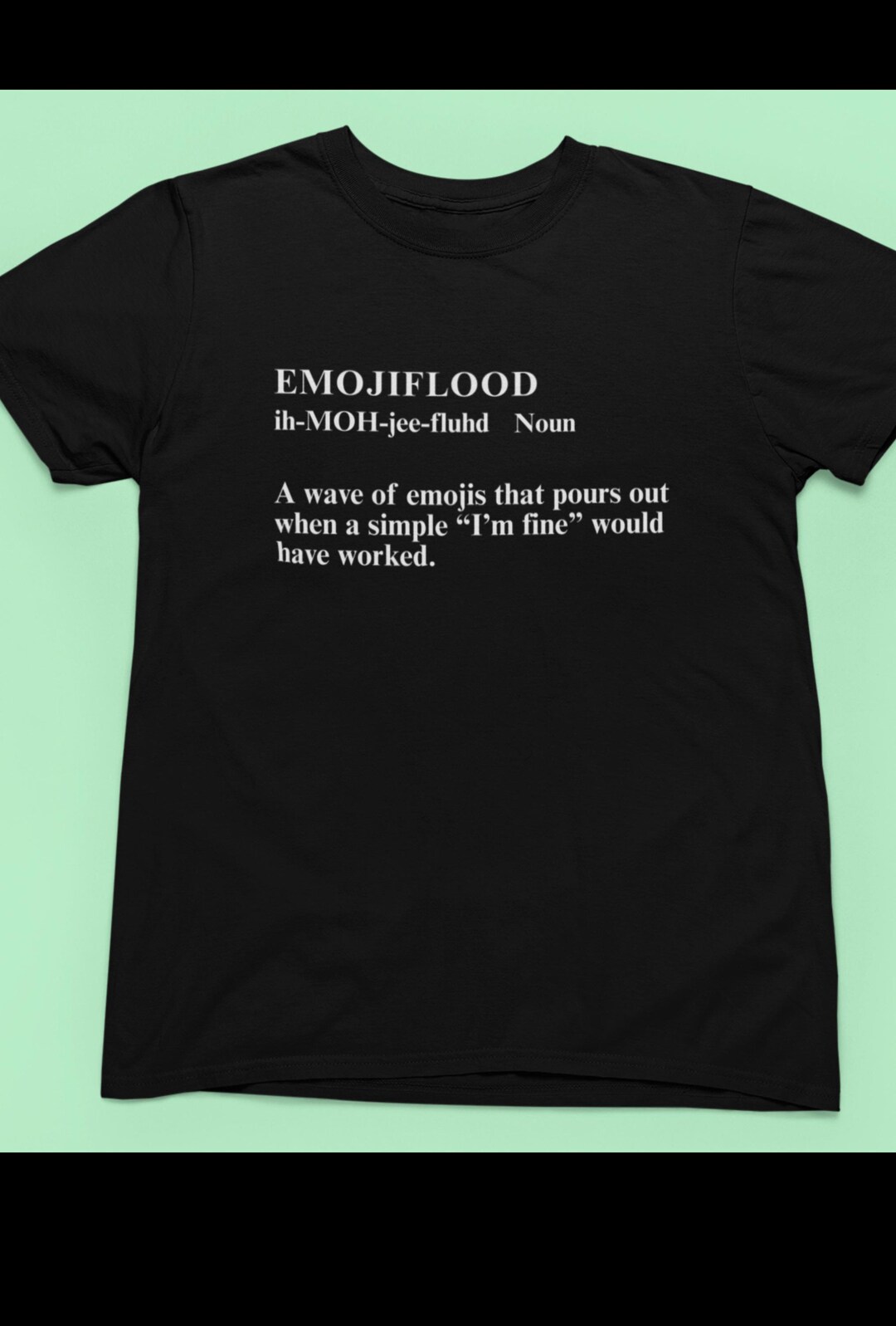 Emoji Flood Gift Mental Health T-shirt Funny Emotional Wellness Tee - Etsy