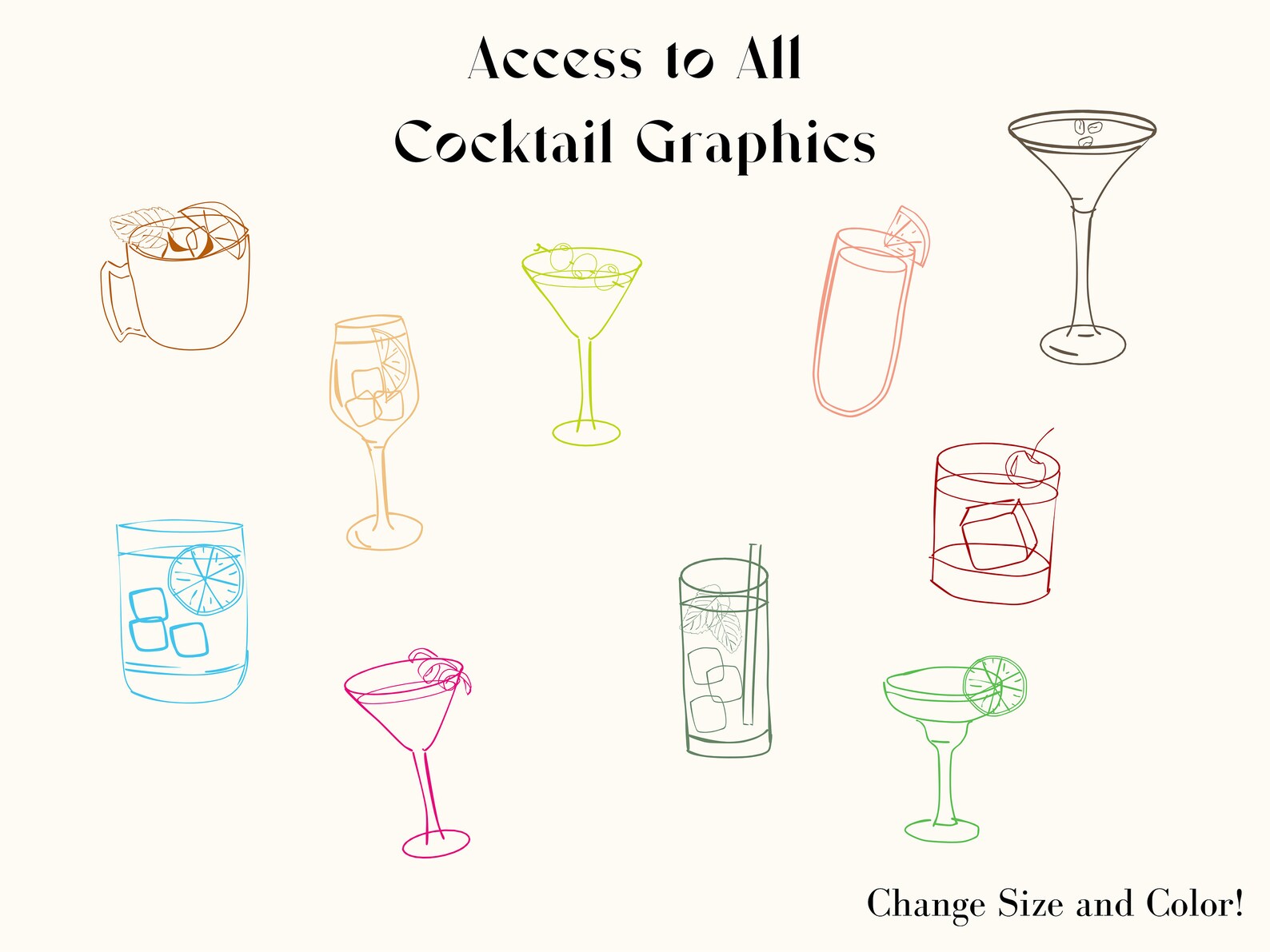 Moscow Mule Bar Sign With Hand-drawn Details, Editable Event and ...