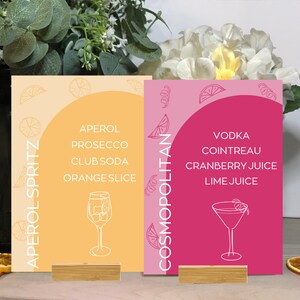 Cosmopolitan Sign With Hand-drawn Details, Editable Event and Wedding ...