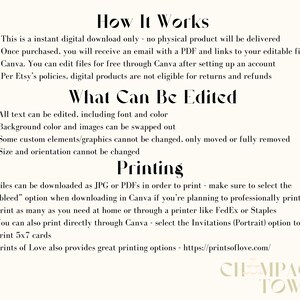 Cosmopolitan Sign With Hand-drawn Details, Editable Event and Wedding ...