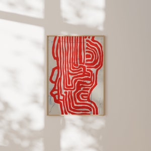 Contemporary Color Block Art Print Abstract Minimalist Painting, Modern ...