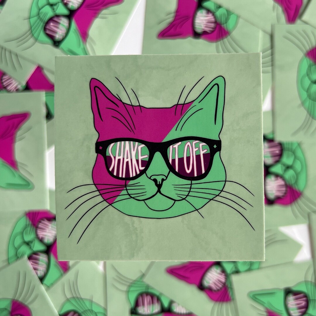 Shake It off Vinyl Sticker - Etsy