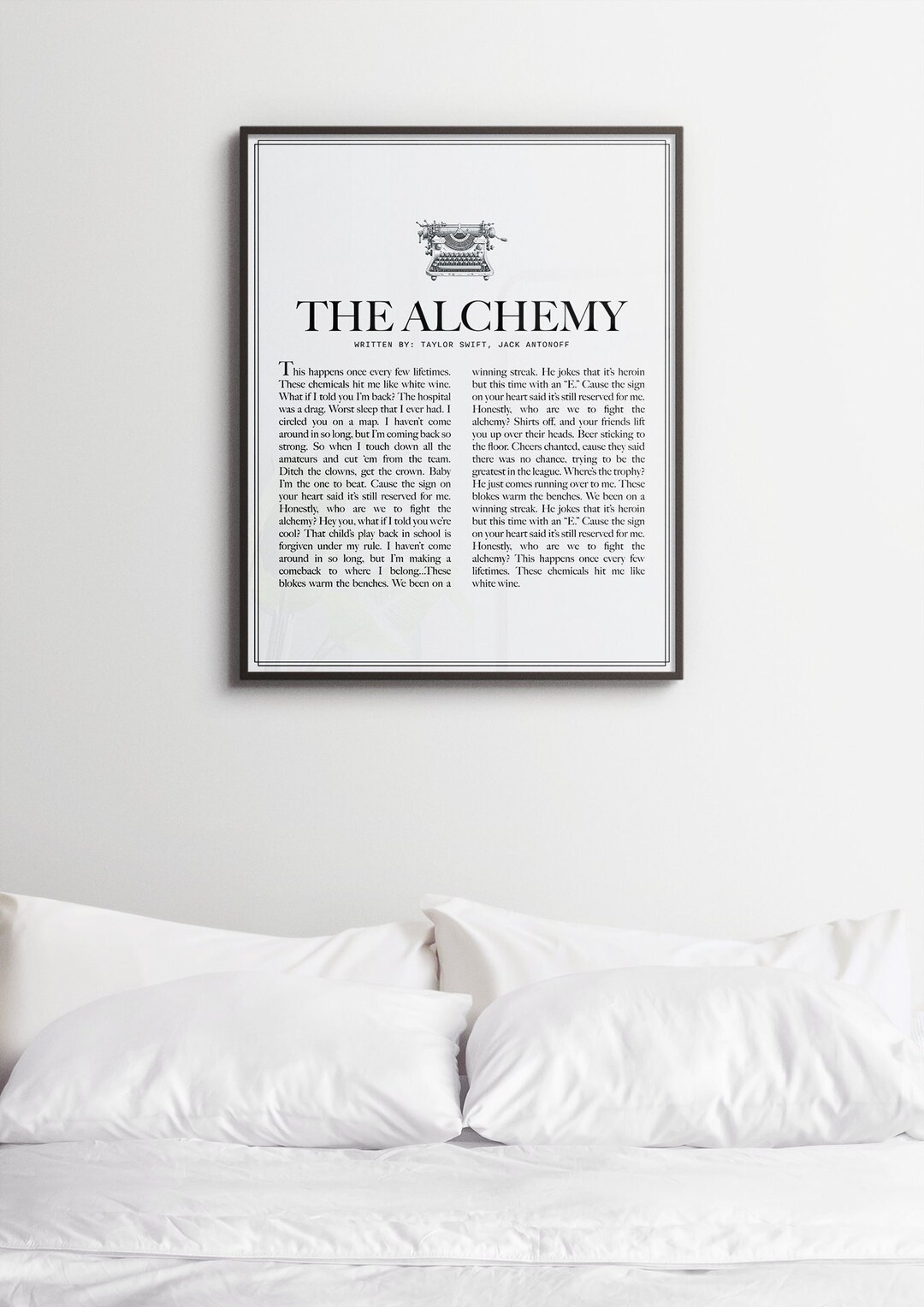 The Alchemy Digital Print | the Tortured Poets Department | Minimalist ...