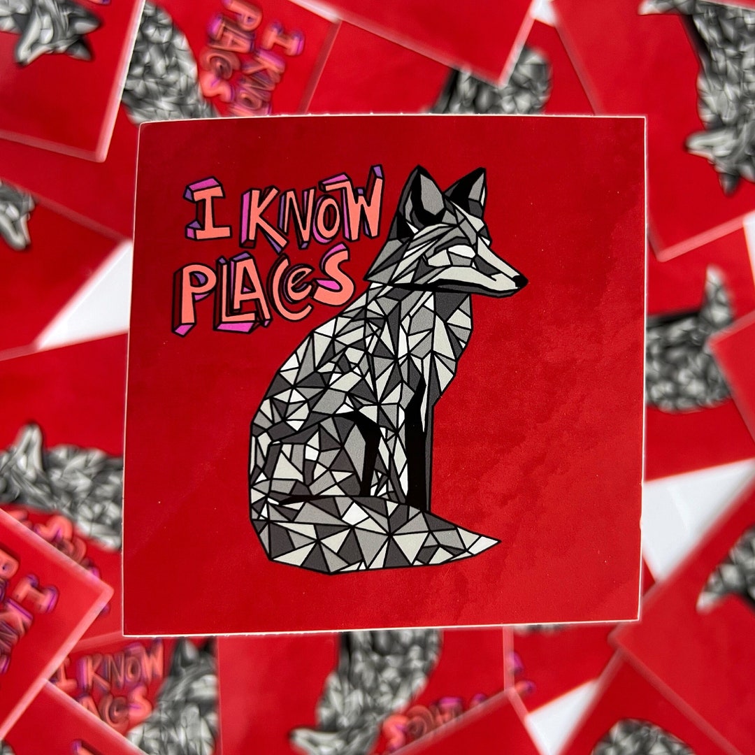 I Know Places Vinyl Sticker - Etsy