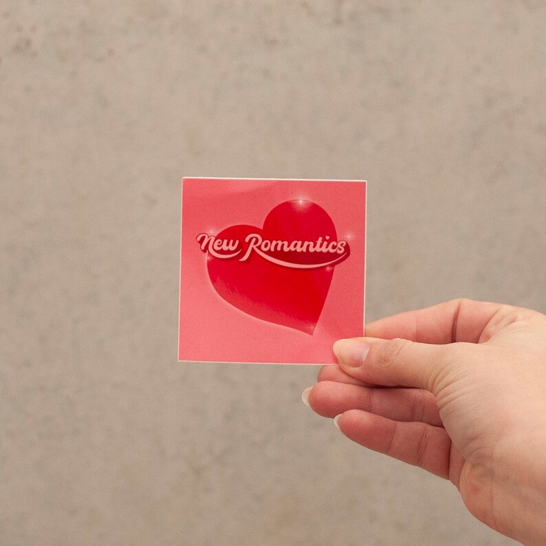New Romantics Vinyl Sticker - Etsy