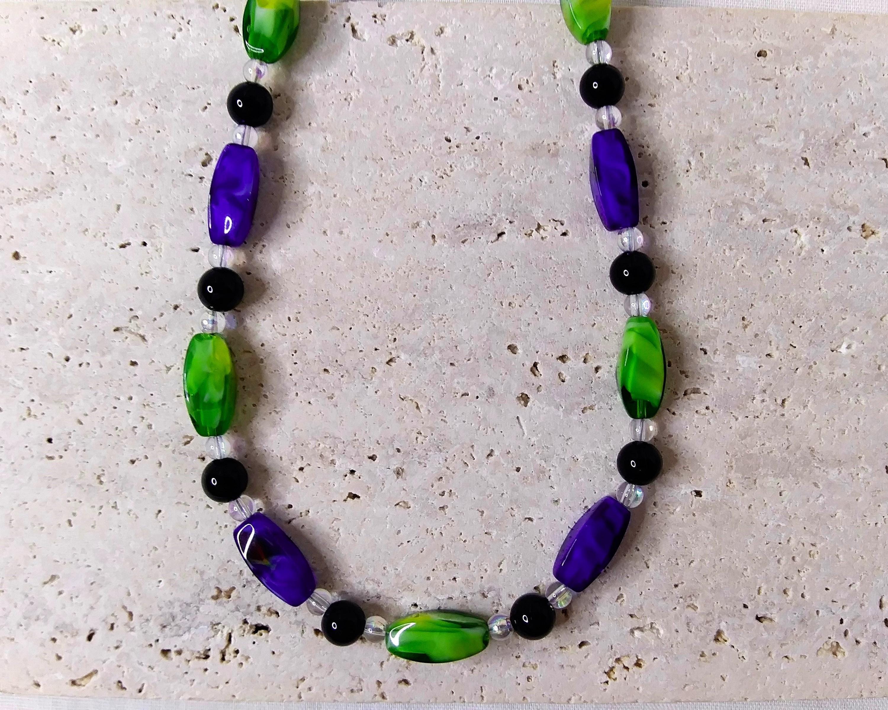 Alina Choker, Colorful Choker, Colorful Beaded Choker, Colorful Choker ...