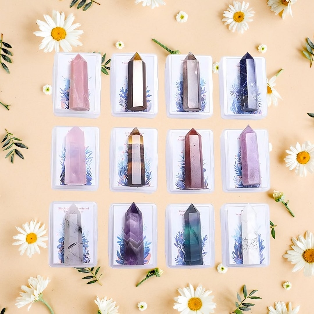 Zodiac Crystals 12 Zodiac Manifestation Personalized Birthday - Etsy