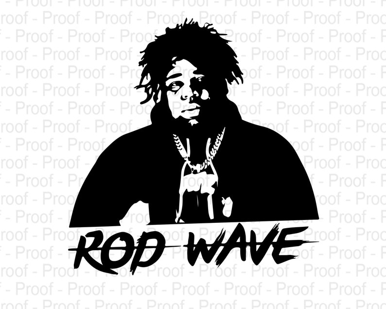 Rod Wave SVG PNG Rod Wave Silhouette Rap Hip-hop - Etsy