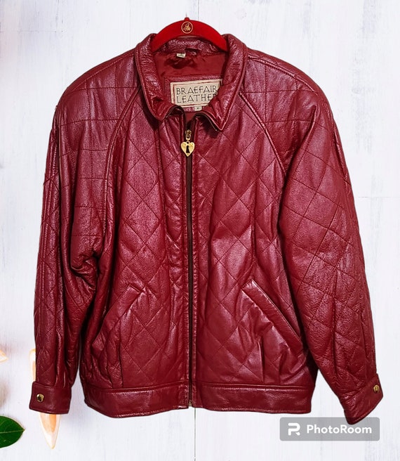 80s vintage red jacket - Gem