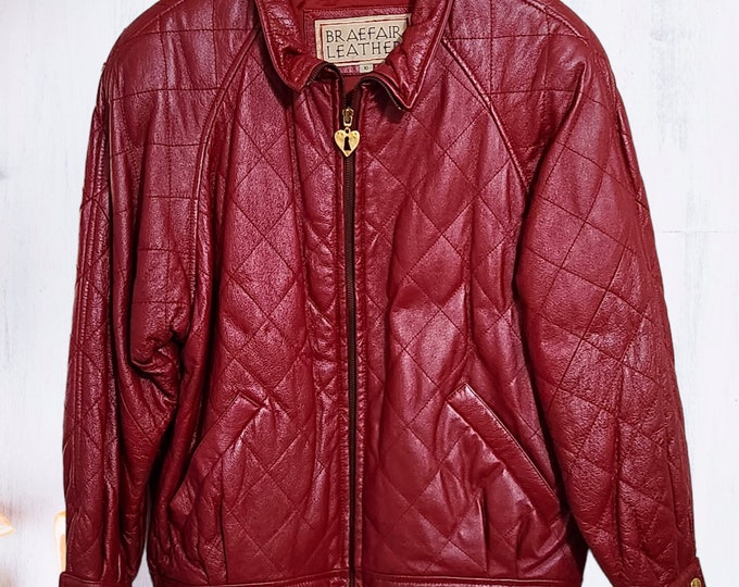 Vtg Leather Bomber Jacket, Vintage Black Leather Moto Jacket, Mens Boxy ...