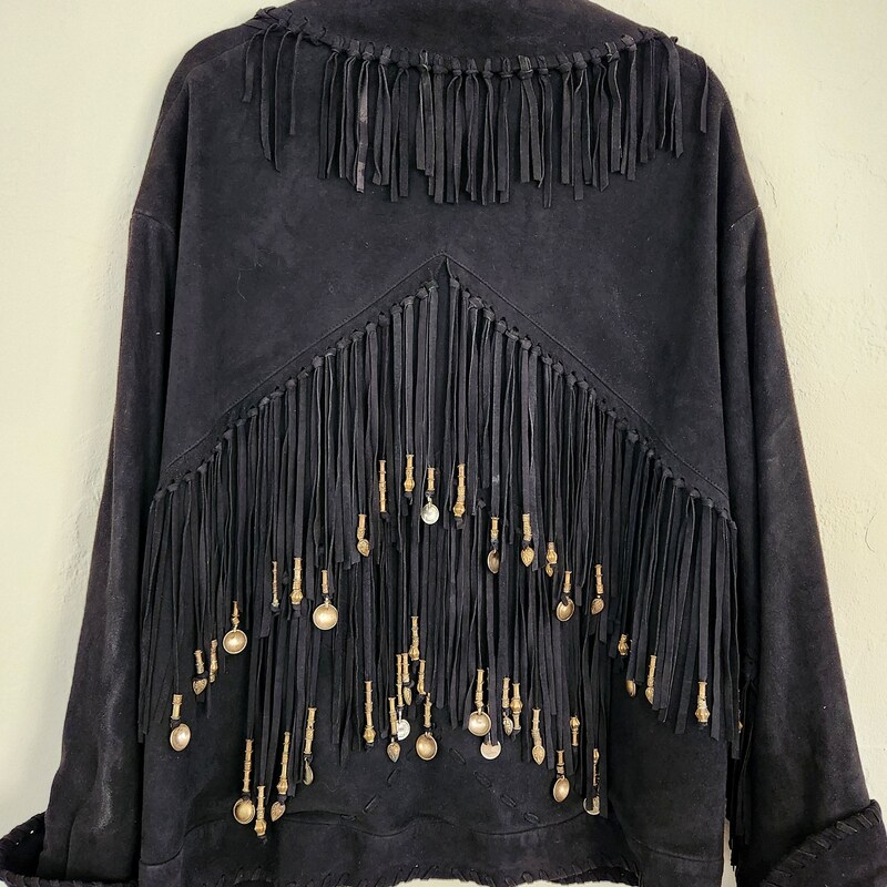 Suede Fringe Jacket - Etsy