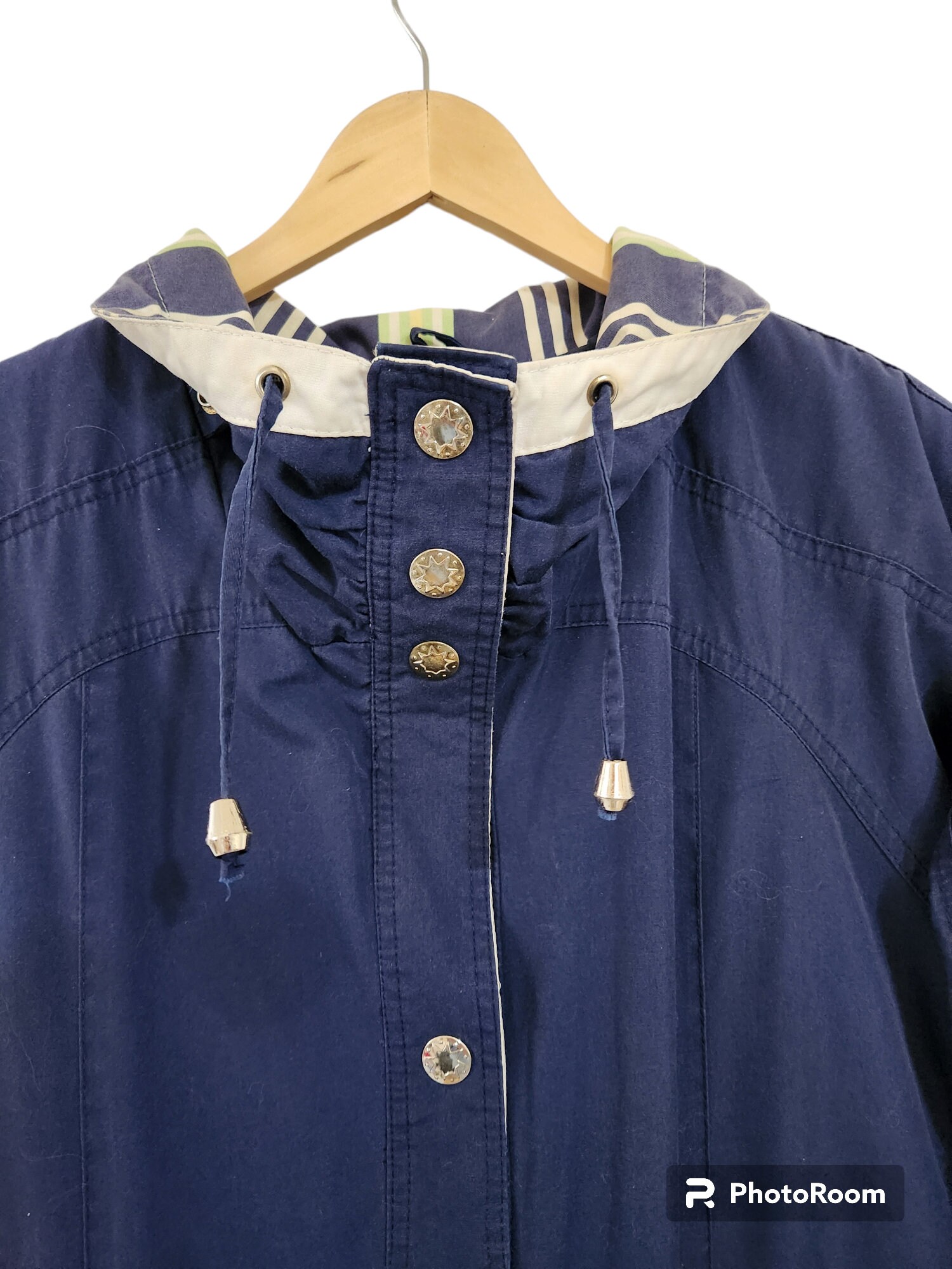 Vintage 1980's / 1990s Be in the Current Scene Jacket Nautical Preppy ...