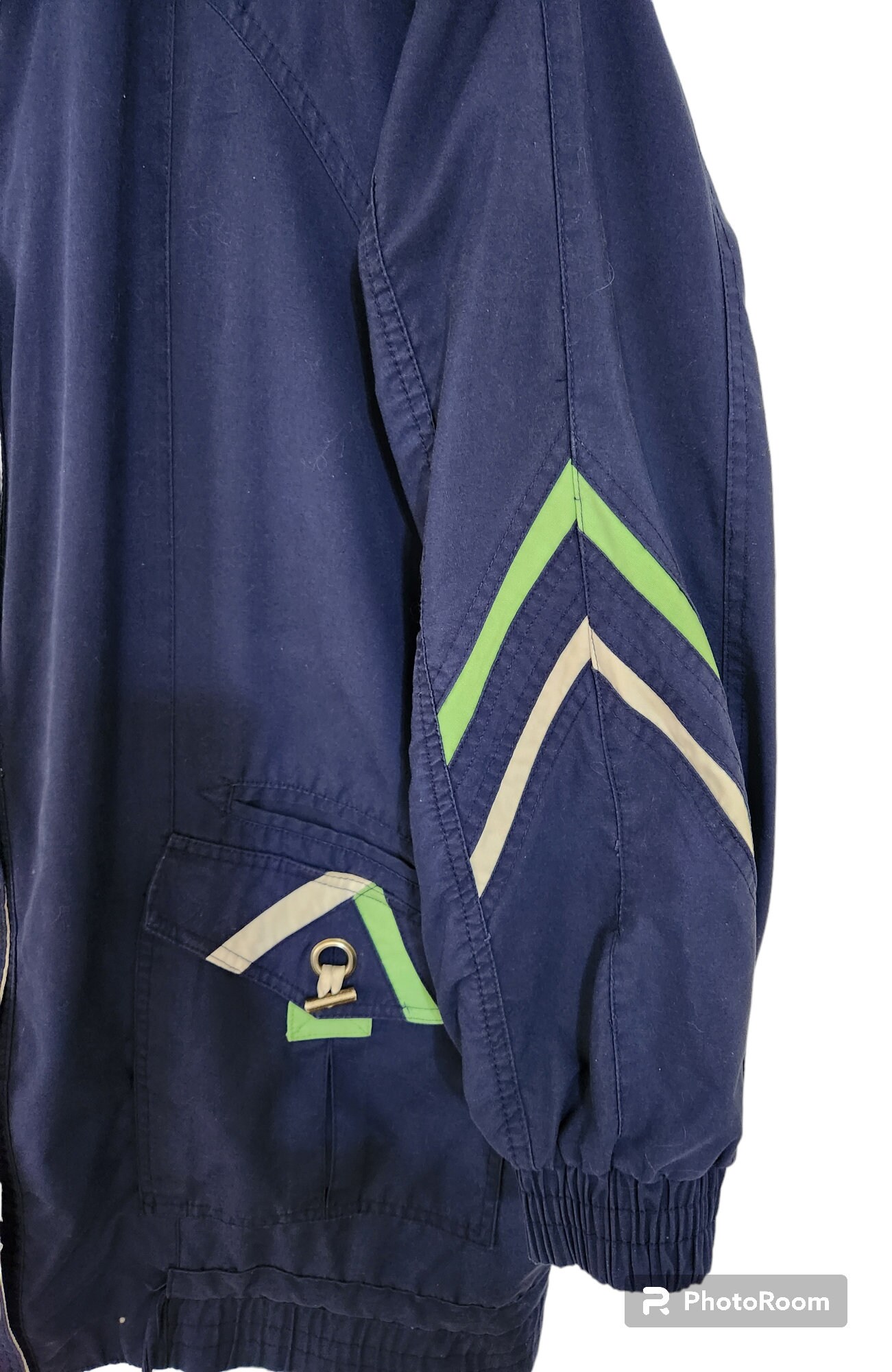 Vintage 1980's / 1990s Be in the Current Scene Jacket Nautical Preppy ...