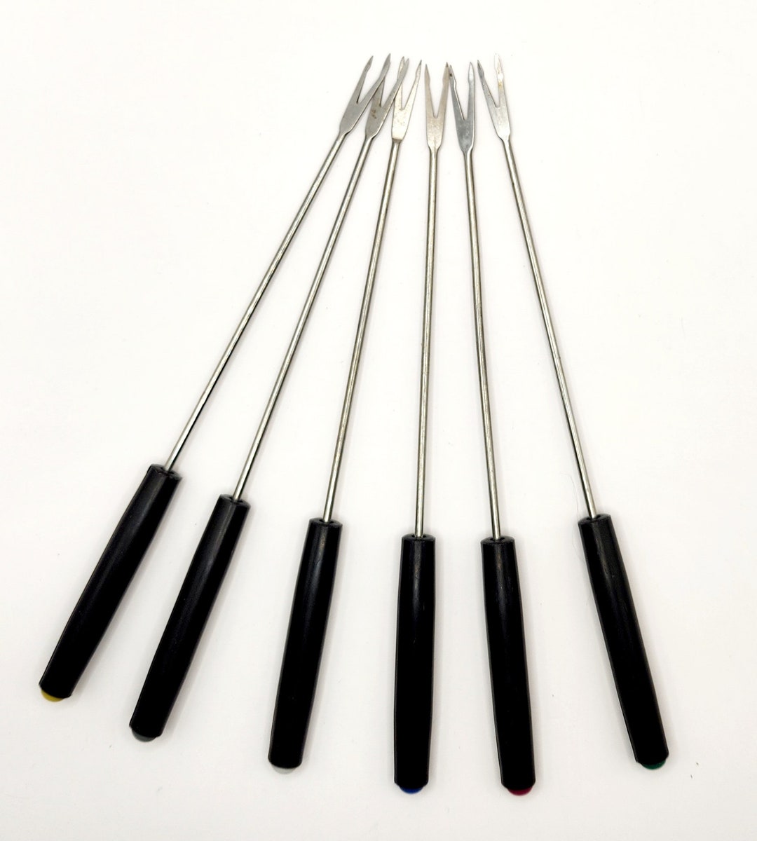 Vintage MCM Fondue Forks Set of 6 Colors - Etsy