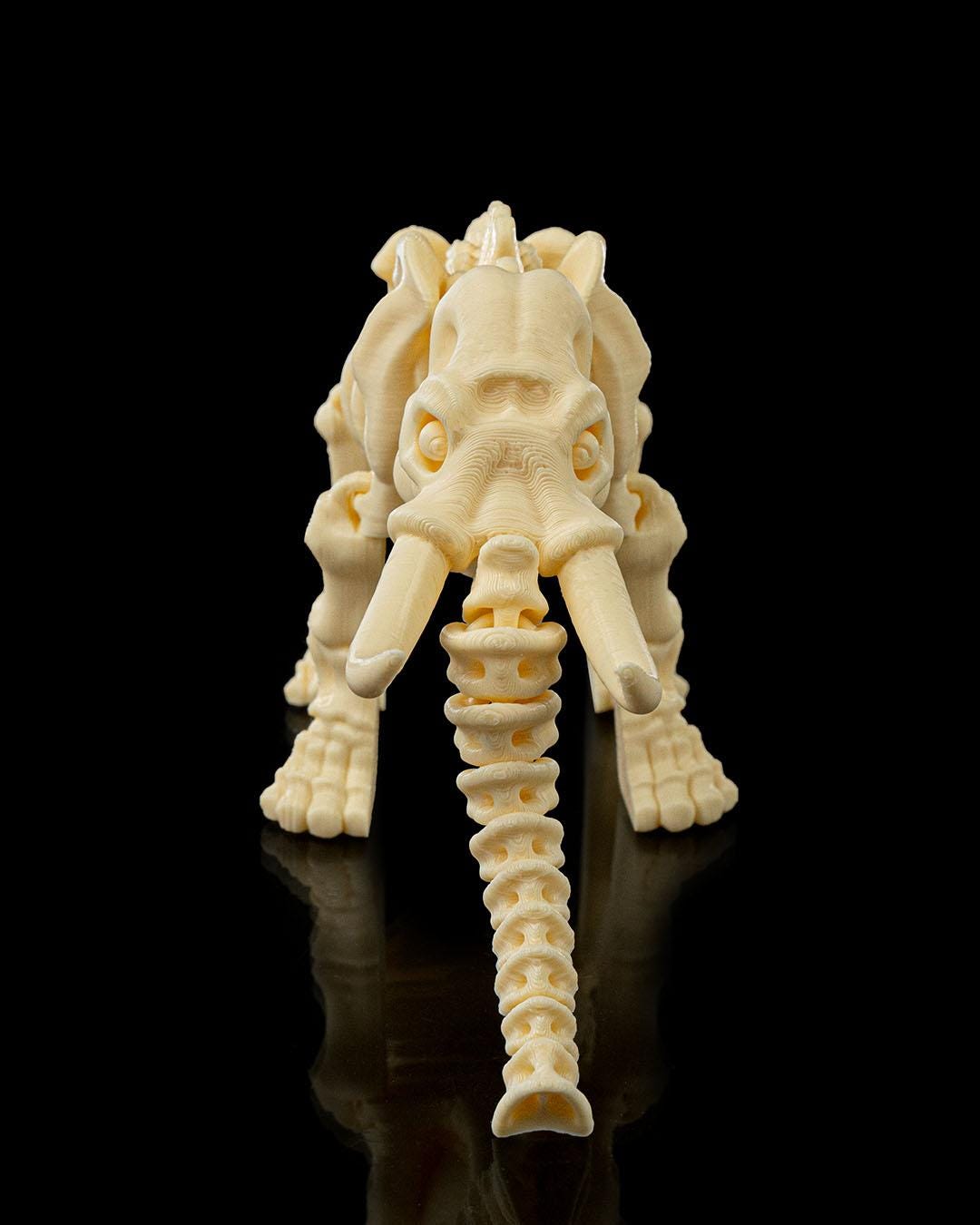 Skeleton Elephant Figurine - Articulated Pet Collectible - Etsy