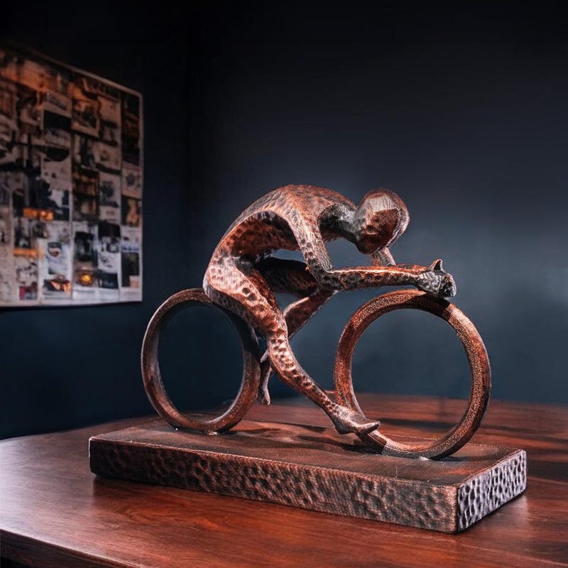 Bicycle Statue - Etsy