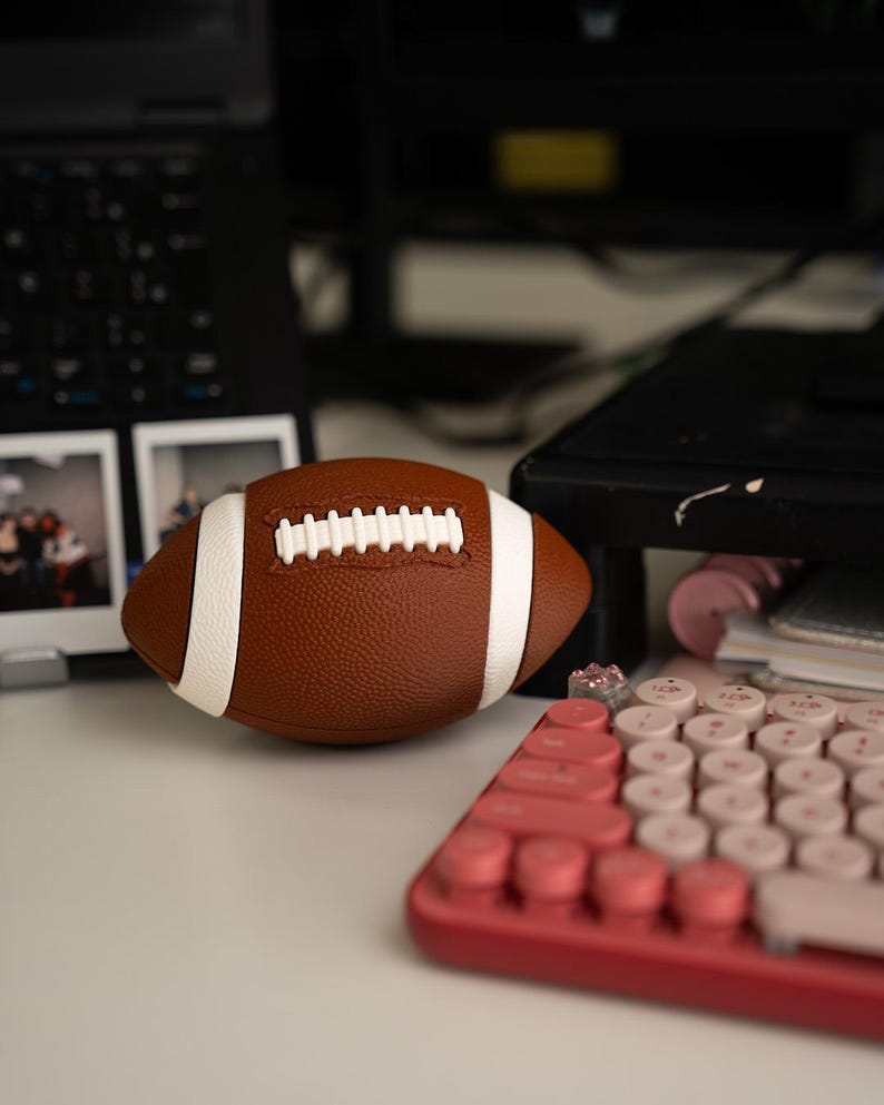 Spiral Throw - 3D Printed Football Fidget Toy for Sports Fans & Stress ...