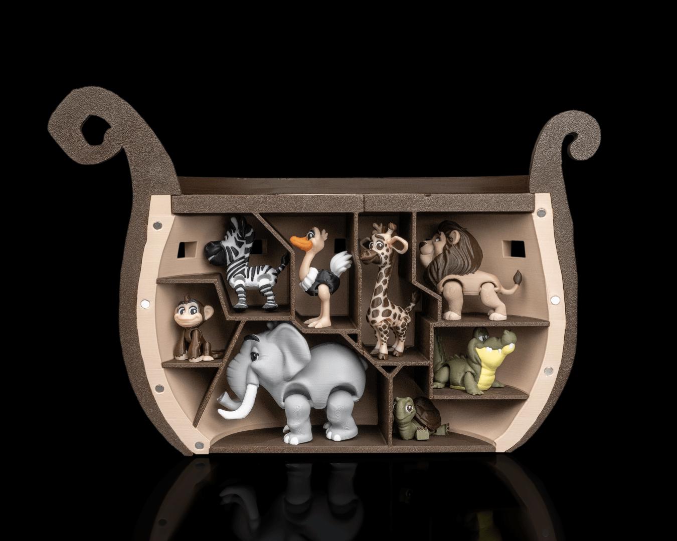 Noah's Ark Animal Playset - Interactive Bible Story Set With Male and ...