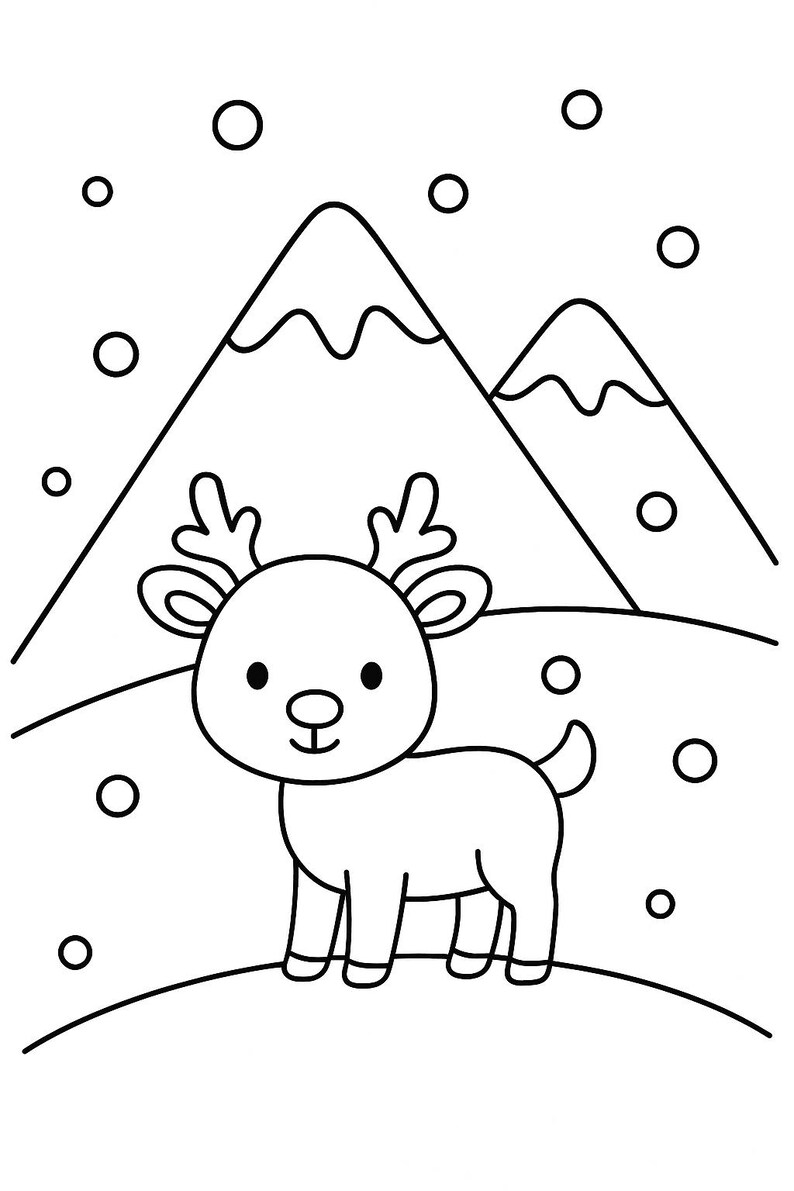 25 Winter Theme Coloring Pages | Toddler Friendly Printable | Kids ...