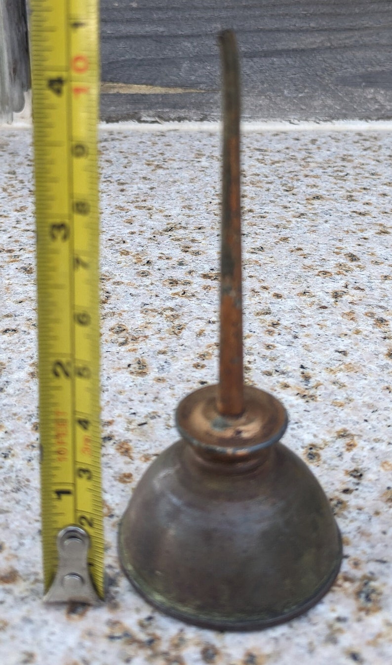 Vintage Tiny Oil Can. Sewing Machine Oiler. Small Tool or Equipment ...