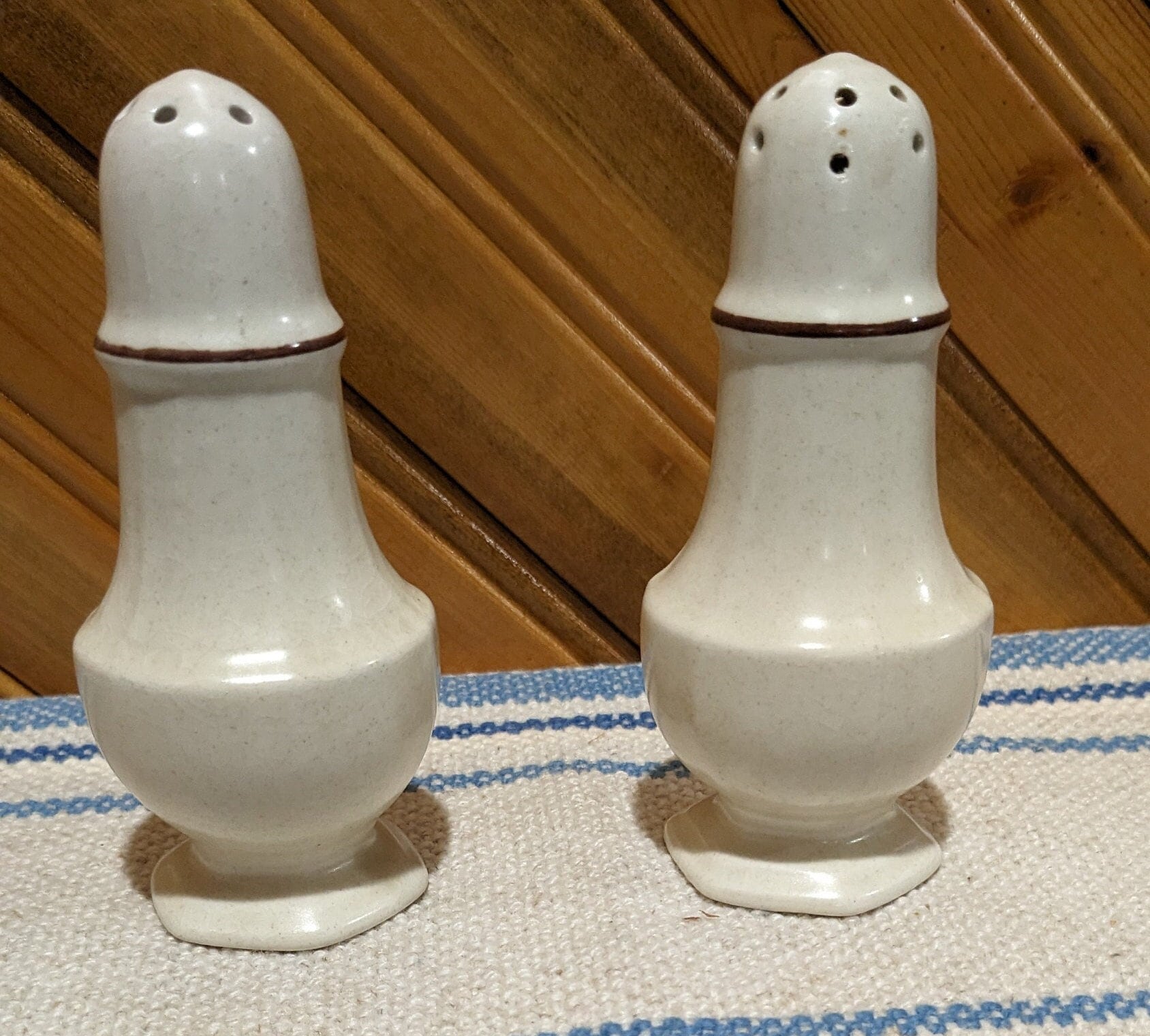 Vintage Stoneware Salt & Pepper Set. Somerset by Kensington Stafford's ...