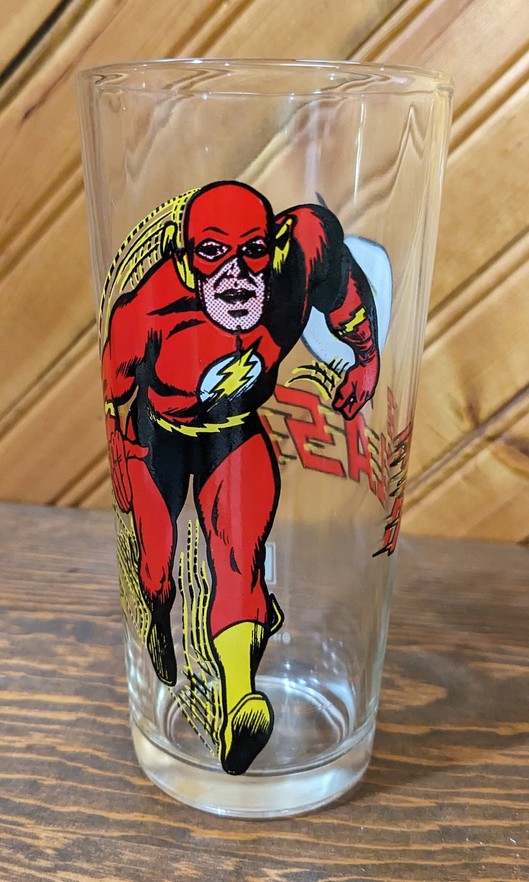 The Flash, 1971, DC Comic, Pepsi Collector Glass - Etsy