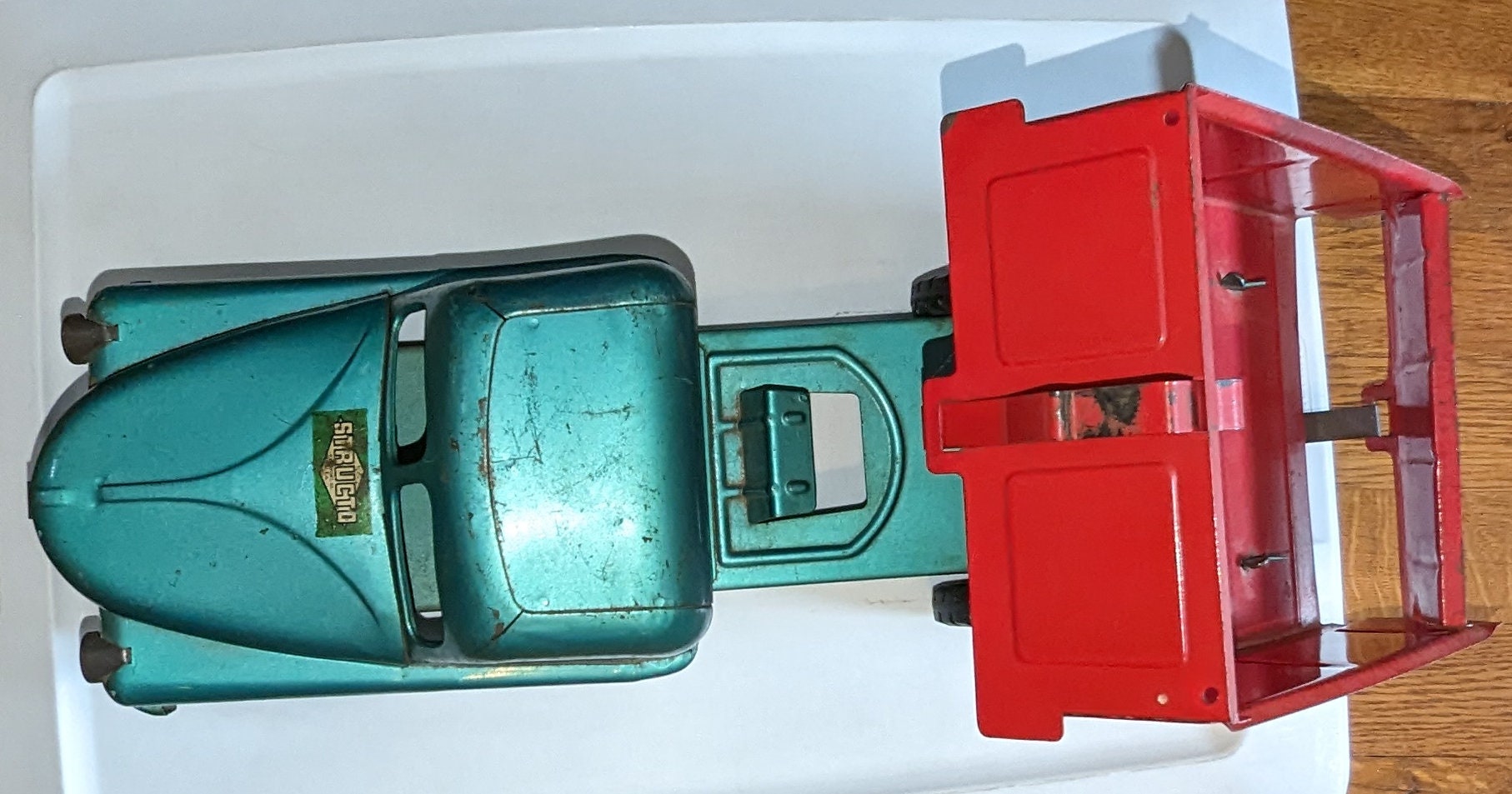 Vintage Structo Pressed Steel Dump Truck 20 INCHES LONG - Etsy