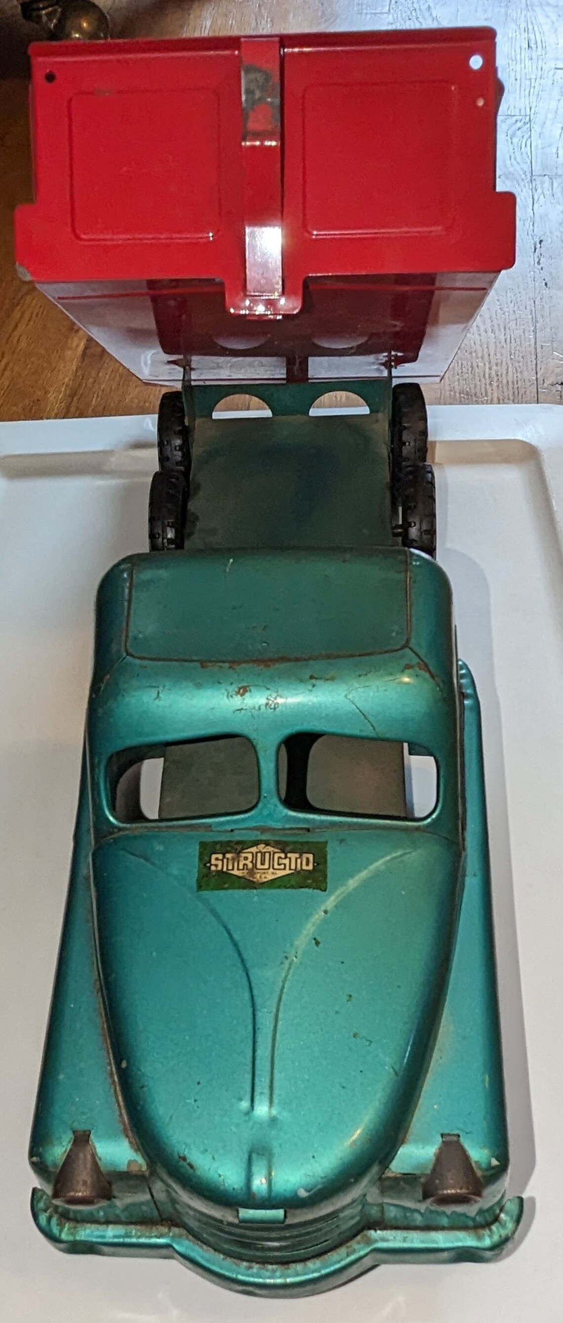 Vintage Structo Pressed Steel Dump Truck 20 INCHES LONG - Etsy
