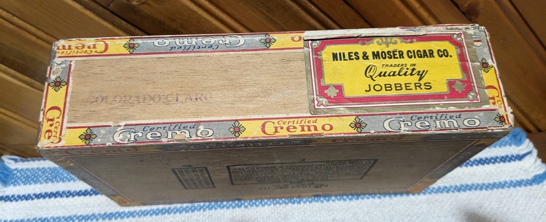 Vintage, Certified Cremo Cigar Box - Etsy