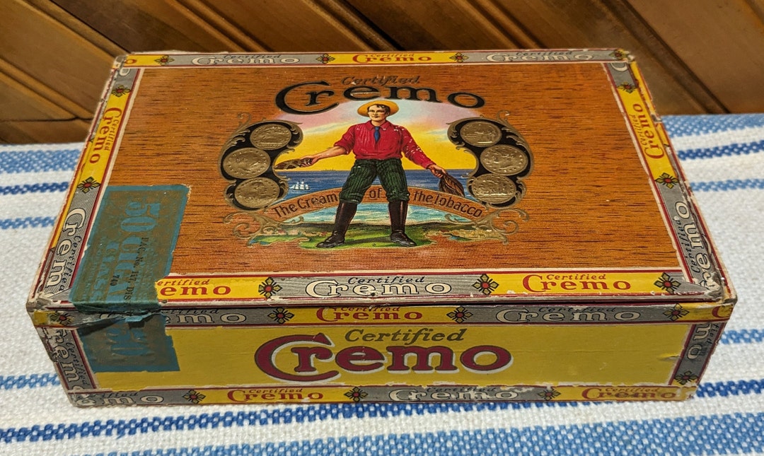 Vintage, Certified Cremo Cigar Box - Etsy