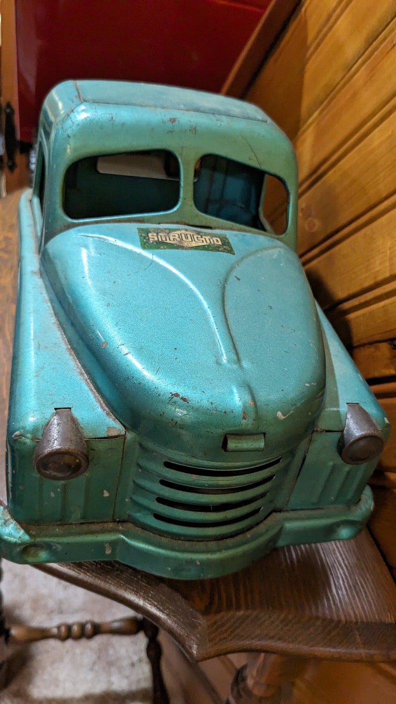 Vintage Structo Pressed Steel Dump Truck 20 INCHES LONG - Etsy