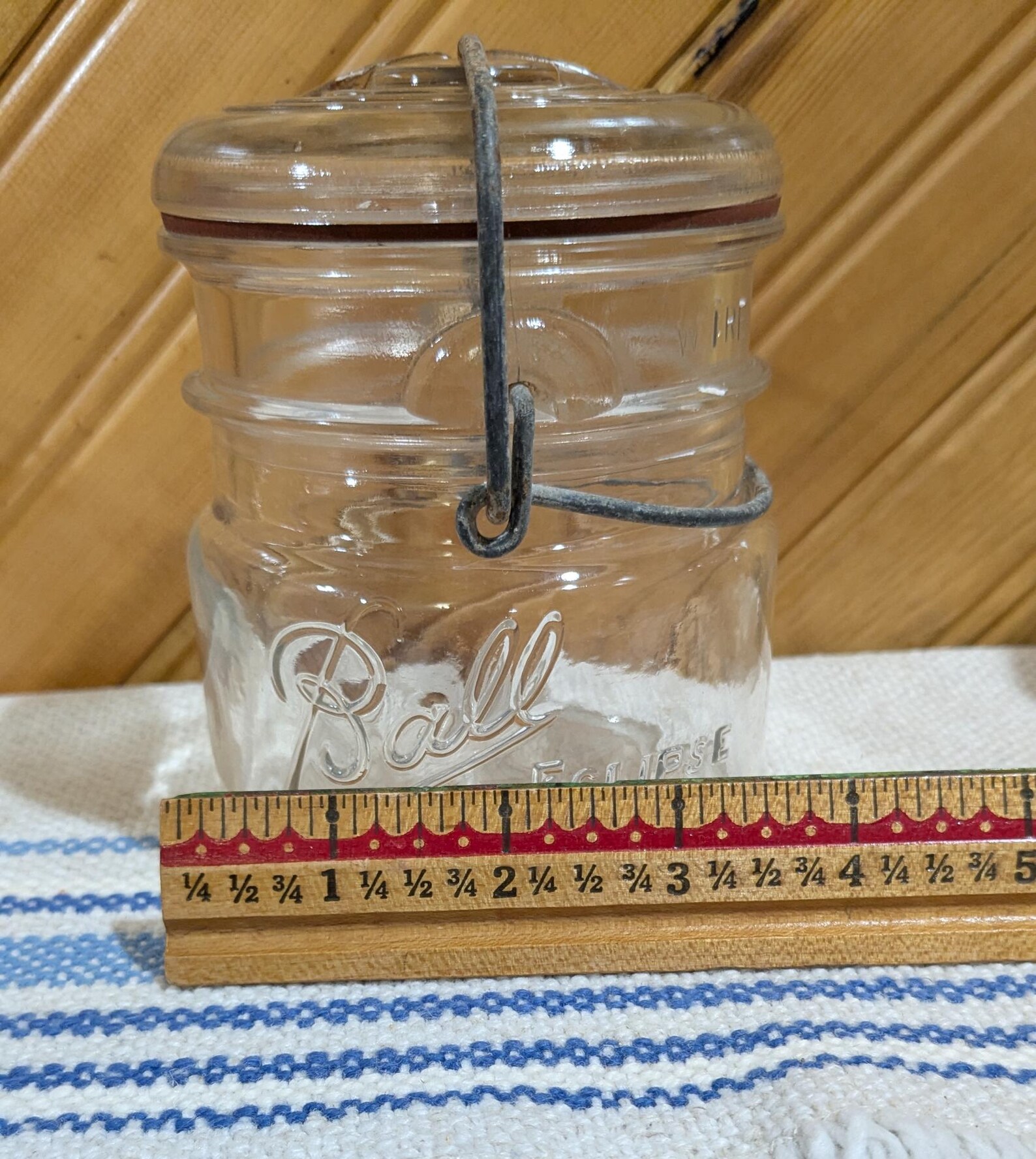 Vintage Ball Mason Pint Jars: Ideal & Eclipse, Locking Lid - Etsy