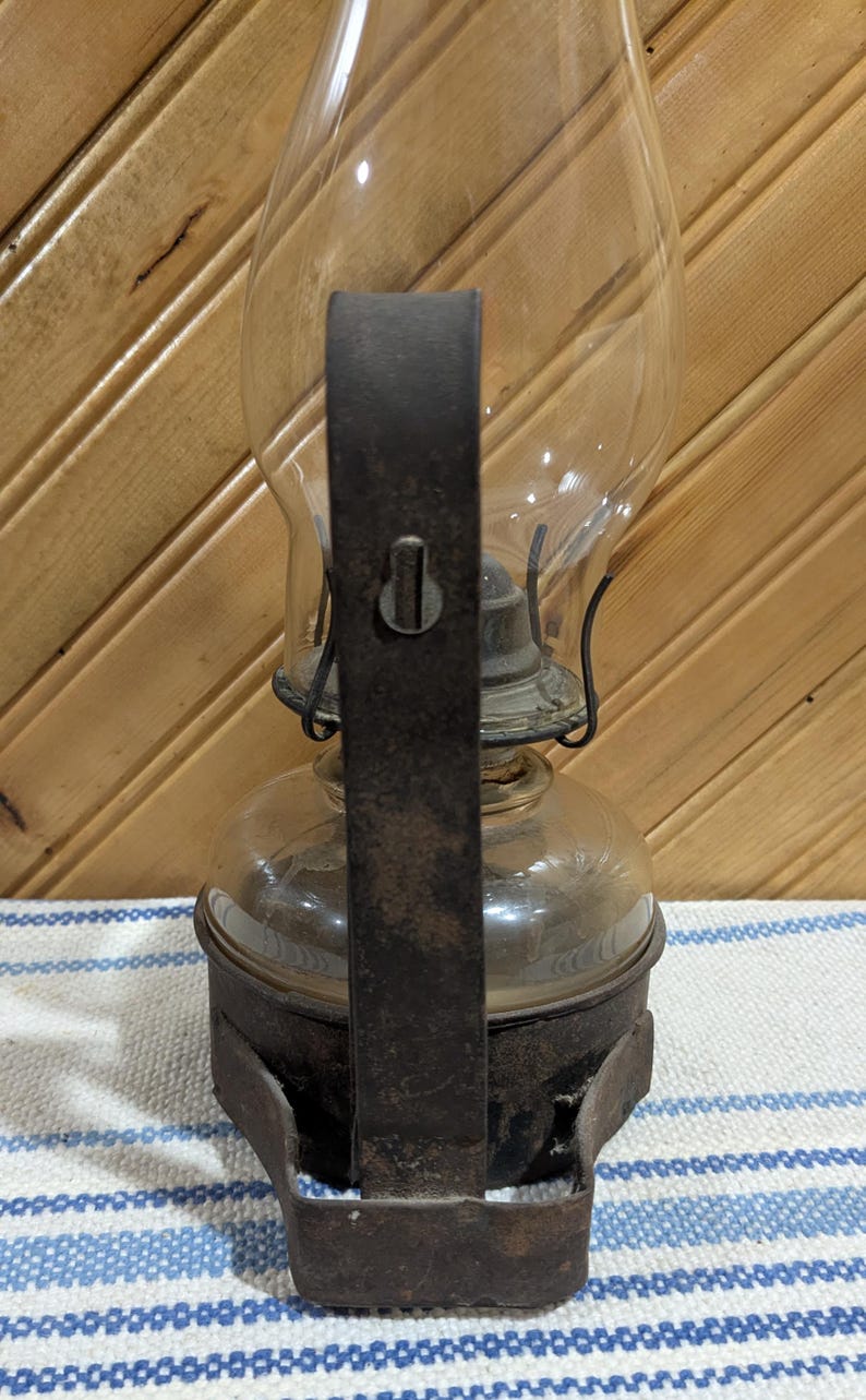 Antique, Kerosene, Glass Oil Lamp, Eagle Burner, Farmhouse, Design, - Etsy