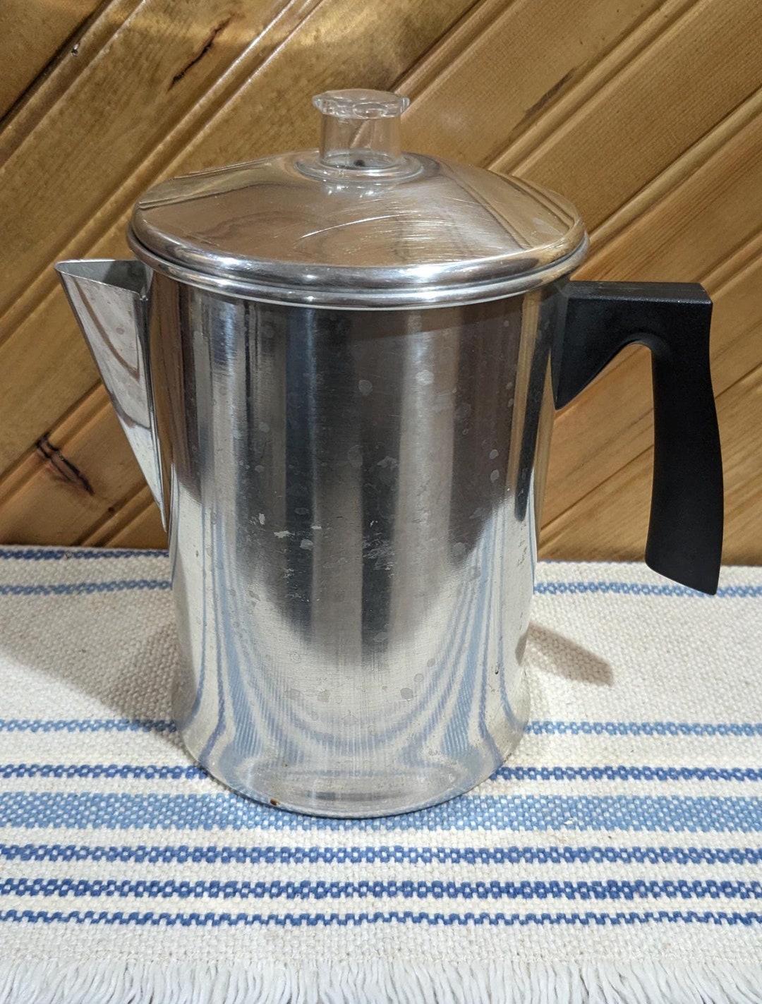 Vintage, MIRRO, Aluminum, Stovetop Percolator, 9-cup, Coffee Pot - Etsy