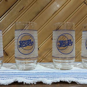 Vintage, Collectible, Pepsi Cola, Drinking Glass, Logo Glass Tumblers ...