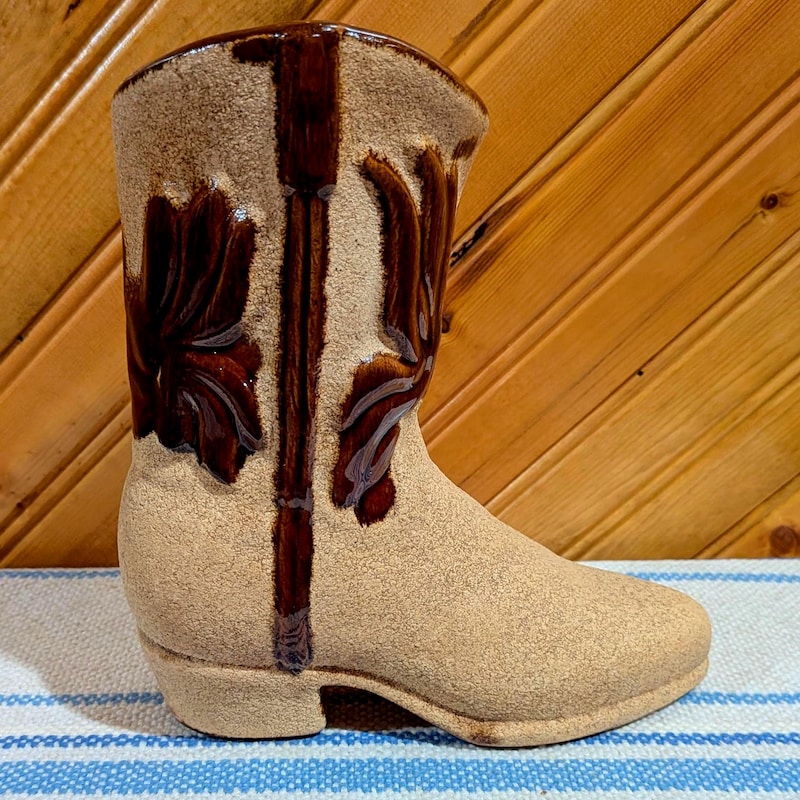 Cowboy Boot Vase - Etsy UK