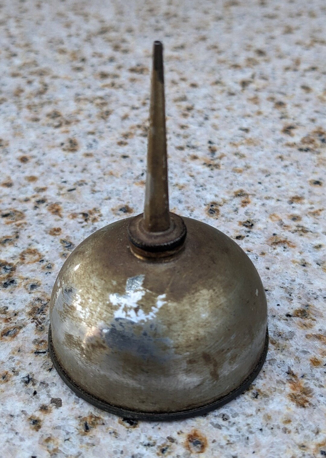 Vintage, Chrome, Tiny Sewing Machine Oil Can Metal Miniature, Short ...