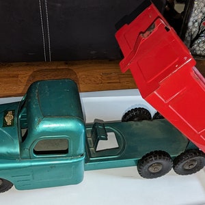 Vintage Structo Pressed Steel Dump Truck 20 INCHES LONG - Etsy