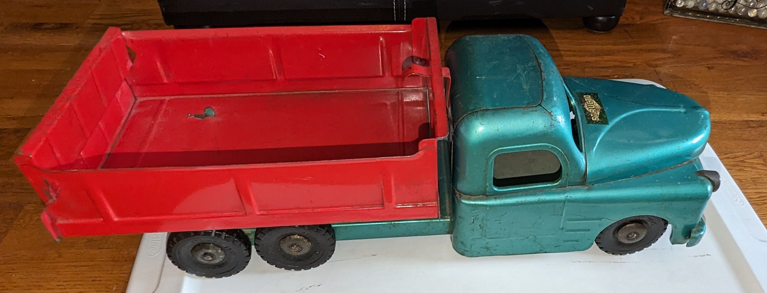 Vintage Structo Pressed Steel Dump Truck 20 INCHES LONG - Etsy