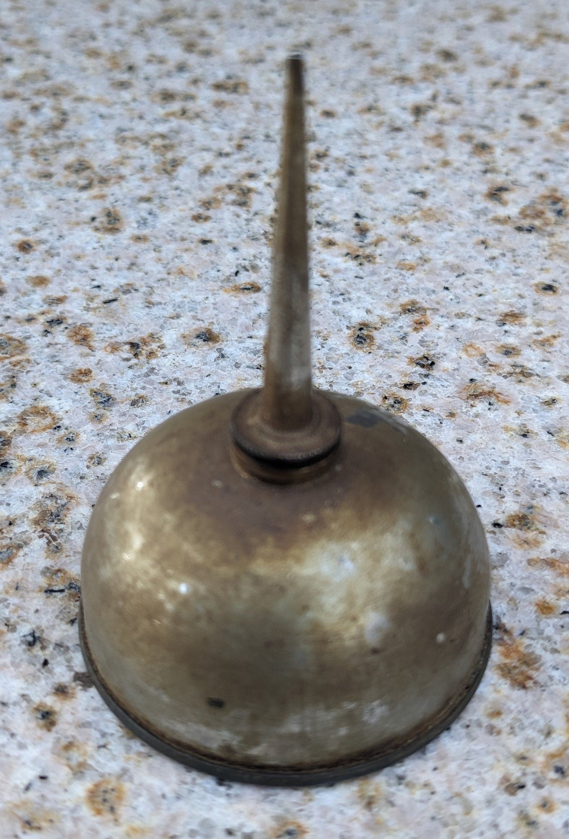 Vintage, Chrome, Tiny Sewing Machine Oil Can Metal Miniature, Short ...