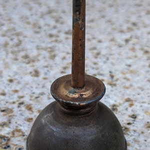Vintage Tiny Oil Can. Sewing Machine Oiler. Small Tool or Equipment ...