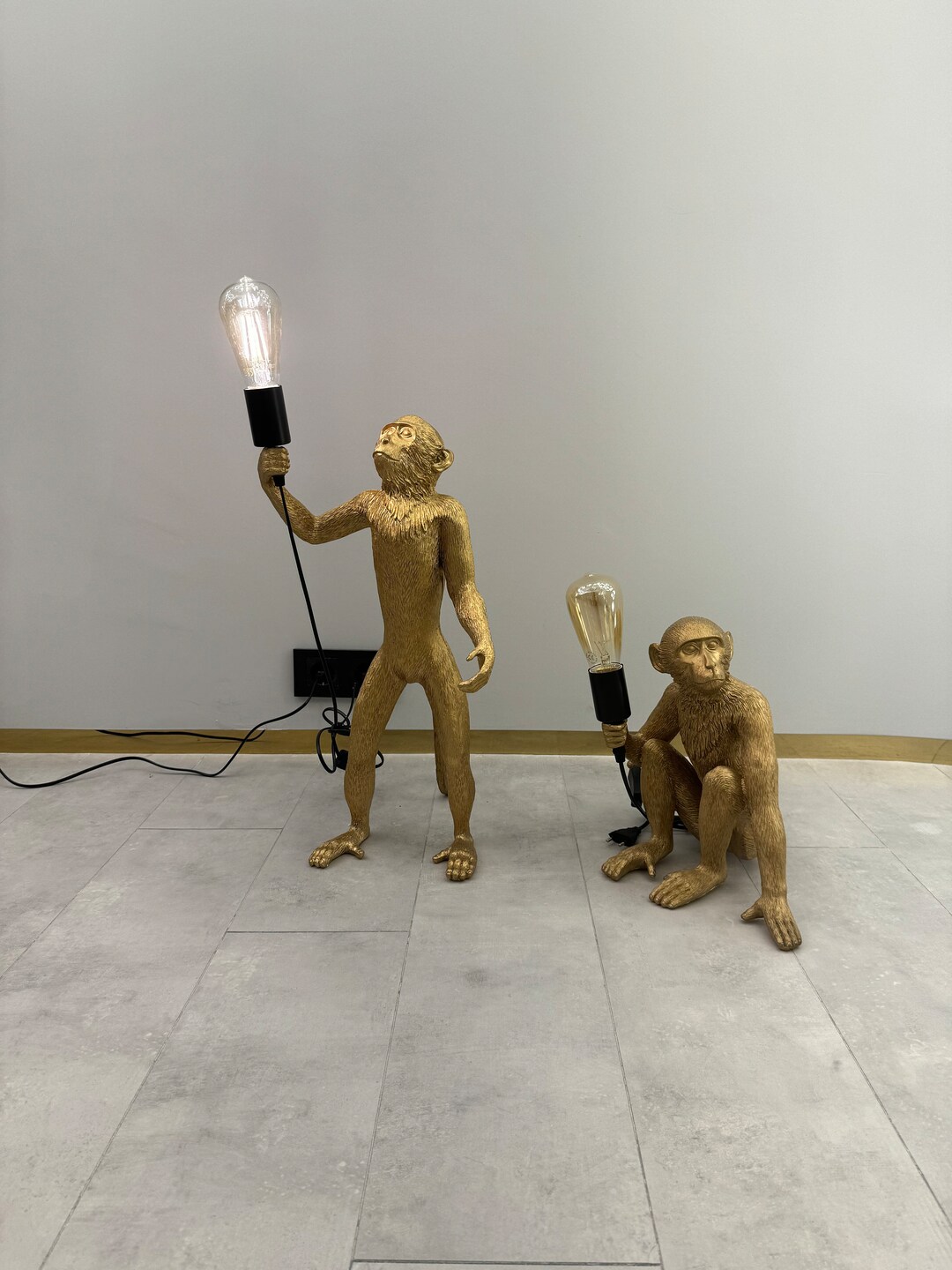 Monkey Lamp, Table Lamp, Children's Room Lamp, Minimalist Lamp, Design ...