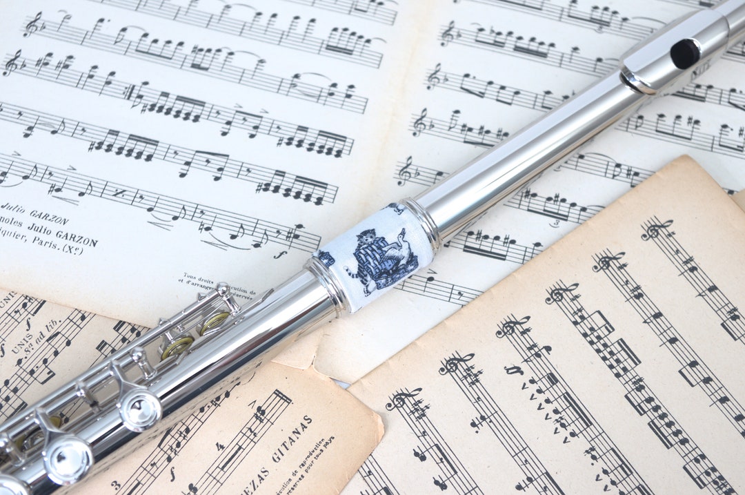 Decorative Clip for Transverse Flute Petit Kitten Accessory or Gift for ...