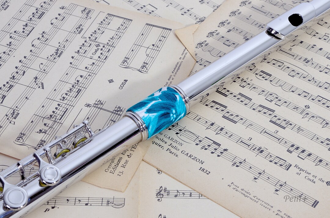 Decorative Clip for Petit Transverse Flute Fleury Emerald Accessory or Gift for Flutists - Etsy