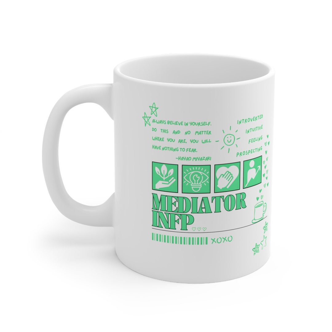 INFP the Mediator MBTI Personality Dreamy Ceramic Mug 11oz - Etsy