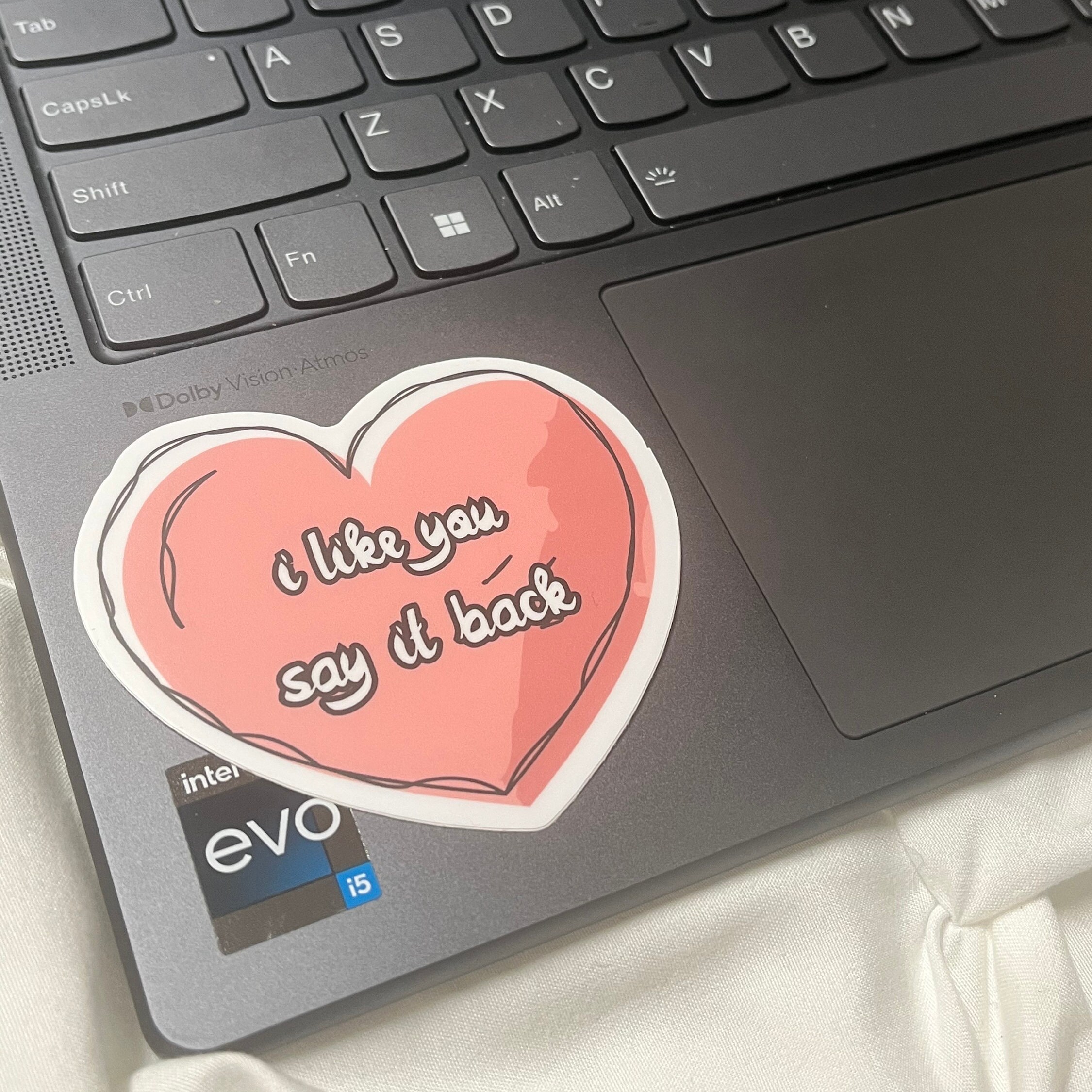 Cavetown Sweet Tooth Pink Heart Sticker - Etsy