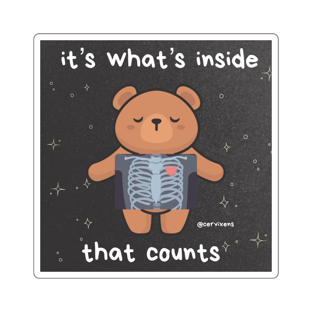 Its Whats Inside That Counts X Ray Radiology Teddy Bear Cervixens - Etsy