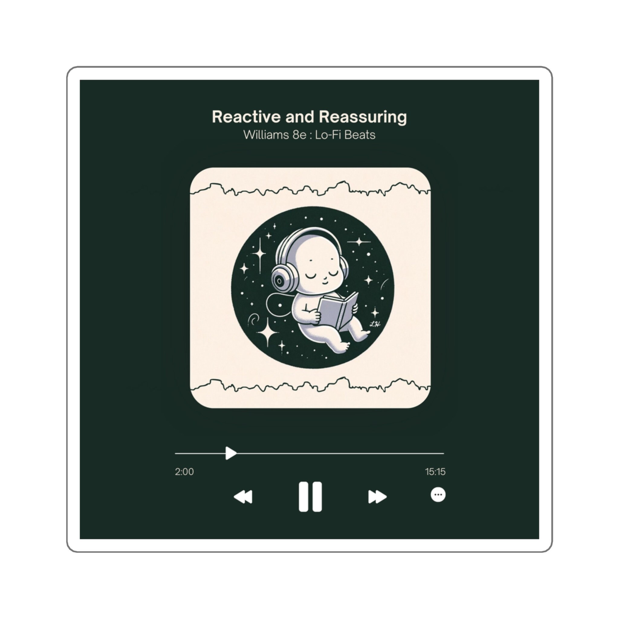 Reactive and Reassuring sticker - Etsy