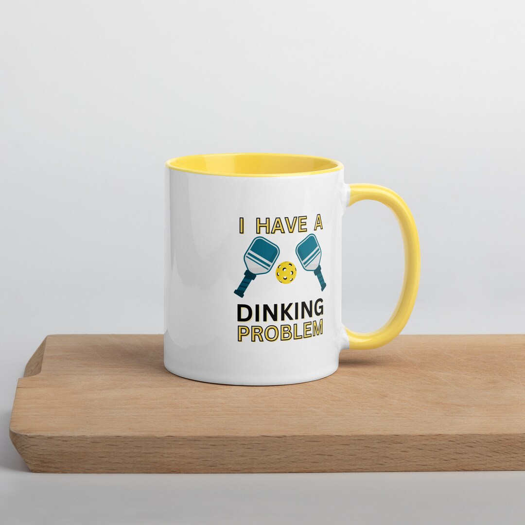 Dinking Problem Mug With Color Inside - Etsy