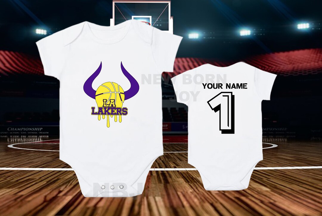 Personalized Baby Clothing, Cute and Soft Basketball Inspired Sleepsuit ...